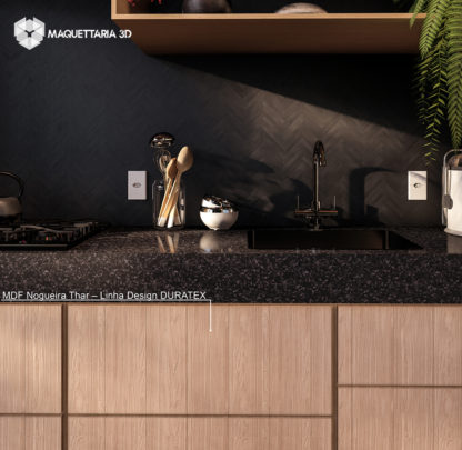 MDF Nogueira Thar – Maquettaria 3D
