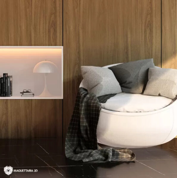 MDF Freijó Puro - Maquettaria 3D