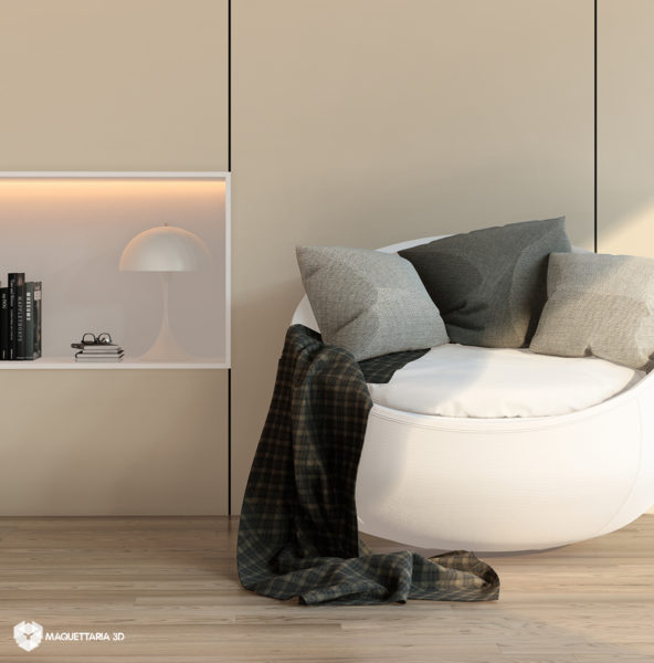 MDF Areia - Maquettaria 3D