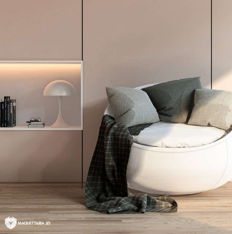 MDF Rosa Milkshake - Maquettaria 3D