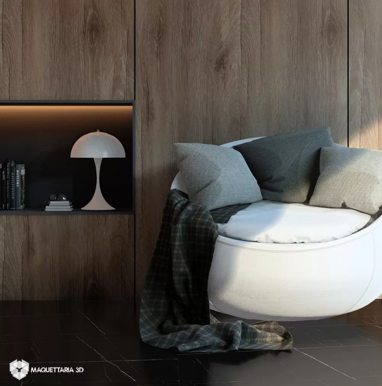 MDF Carvalho Europeo - Maquettaria 3D