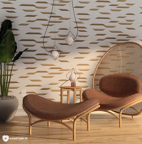 Marina Decor WH Mix 30x120 Matte - Maquettaria 3D