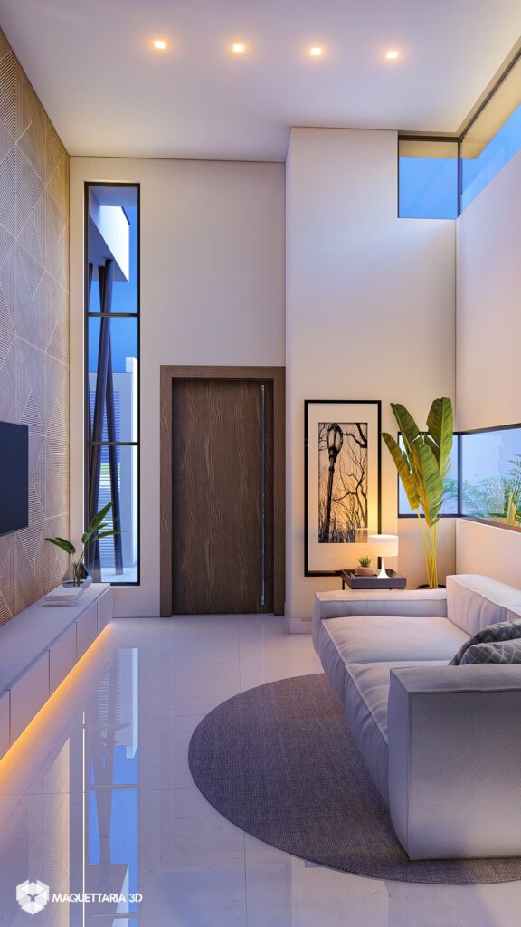 Preset Lumion - Interna Blue Hour 01 - Maquettaria 3D