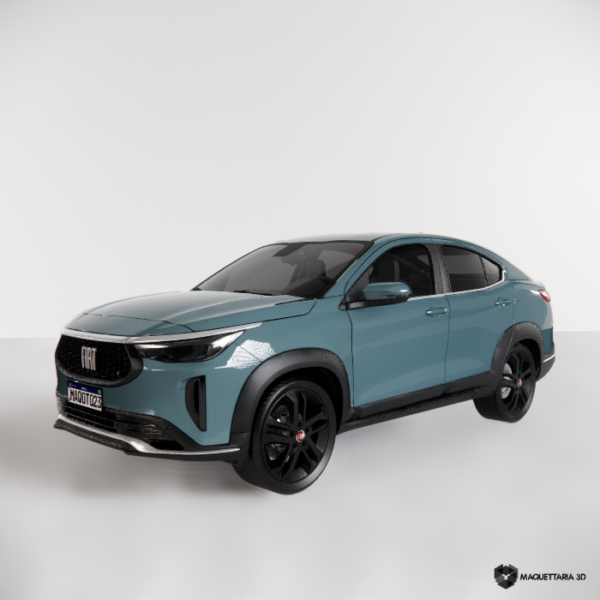 Carro 39 Fiat Fastback Maquettaria 3D Carro 39 Fiat Fastback Maquettaria 3D